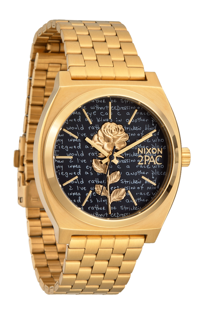 Orologio Time Teller 2PAC Collab | Gold / Black | Orologio Tupac – Nixon EU