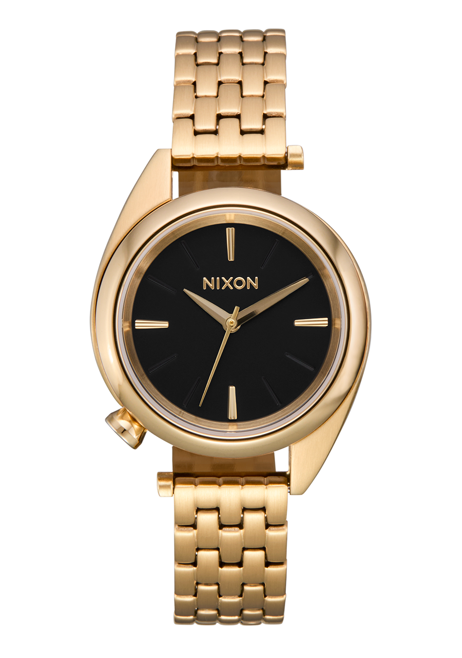 Eddy Watch | Tutto Oro / Nero | Piccolo Orologio da Donna in Acciaio ...
